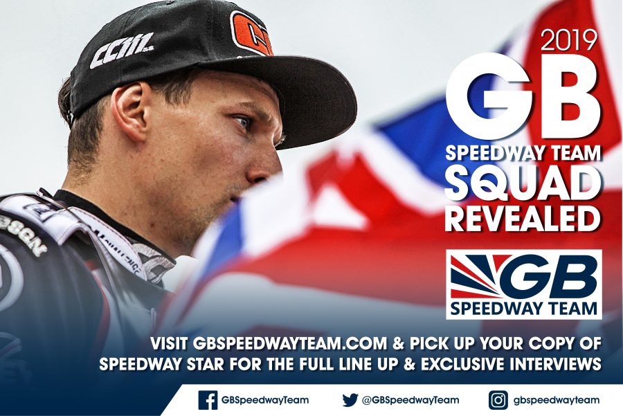 2019 GB Speedway Team squad announced | GB Speedway Team